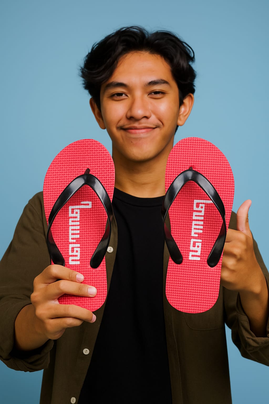 Sandal Aksara Jawa DAGADU Keren Khas Jogja, Unik dan Penuh Makna Budaya